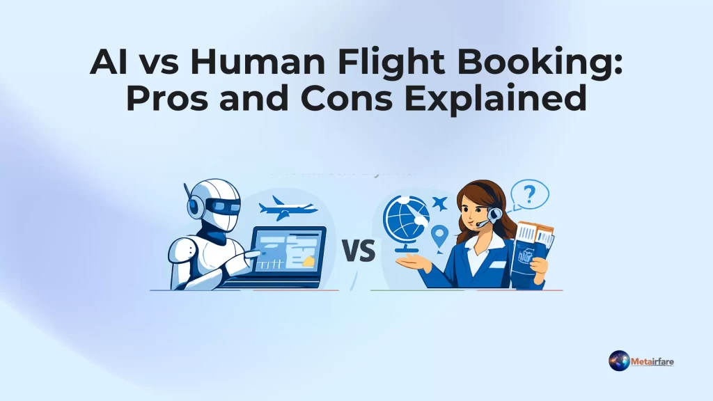 AI vs Human Flight Booking: Pros and Cons Explained